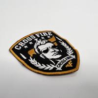 China Customizable Iron On Motorcycle Vest Embroidery Patches Washable PMS Colors 100% Embroidery for sale