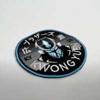 China Custom Embroidered Patches Iron On Sew On Clothing Jackets 8 Colors 6 Backing Options for sale