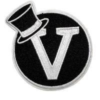 China Custom Iron On Embroidered Hat Patches Paper Backing 100pcs Min Order for sale