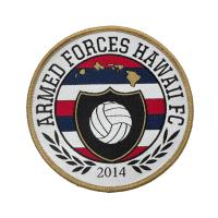 China 2014 FIFA Custom Iron On Patches Washable Clothing Woven Label Patch for sale