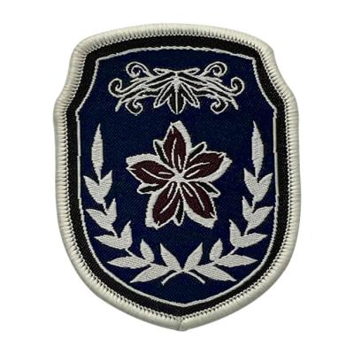 China Professional Jacket Custom Woven Patches Iron On Patches For Clothes for sale