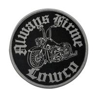 China Custom Iron On Woven Patches for Motorcycle Club Jacket Decoration 8 Colors for sale