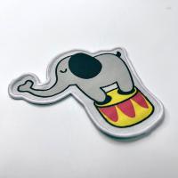 China Custom Woven Patches Iron On for Clothing Cute Cartoon Children Stitch Shrinkproof 12 Colors for sale