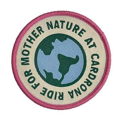 China Custom Iron On Woven Patch Washable for Letterman Jackets 100pcs Minimum Order for sale