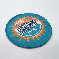 China Custom Woven Patch Iron On Embroidered Patch for Clothing Bags 2 inch Size for sale