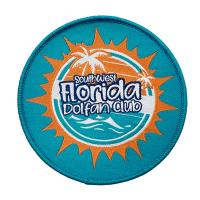 China Custom Woven Patch Iron On Embroidered Patch for Clothing Bags 2 inch Size for sale