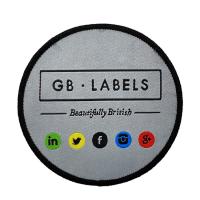 China Custom Iron On Patches for Jackets Hook and Loop Patches for Jeans 2 inch for sale