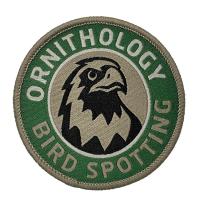 China Custom Printable Iron On Woven Patch Animal Protection Embroidery Patches 100% Polyester 200 Pieces Min Order for sale
