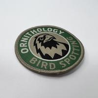 China Custom Printable Iron On Woven Patch Animal Protection Embroidery Patches 100% Polyester 200 Pieces Min Order for sale