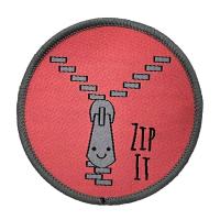 China Souvenir Custom Woven Patch Self Adhesive Woven Patches For Refrigerator for sale