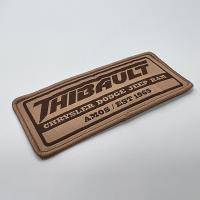 China Iron On Woven Logo Patch Vintage Eco Friendly Polyester Threads Woven Hat Patches for sale