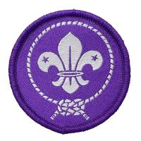 China Custom Merrow Edge Woven Patches Paper Backing Souvenir Embroidery 100% Polyester for sale