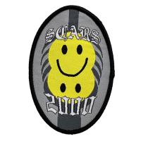China Custom Fisheye Effect Woven Patches 100 PCS Min Order Embroidered Patches for Jackets for sale