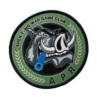 China Custom Woven Patches with Merrowed Border for Clothing 3D Logo Embroidered Patch 5cm for sale