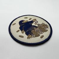 China Custom Iron On Woven Patch 100 PCS Minimum Order Washable Embroidery Patch for Clothing for sale