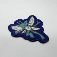 China Custom Paper Backing Woven Patches Movie Elf Design for Hats Bags 12 Colors for sale