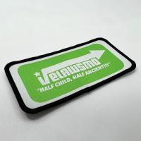 China Custom Iron On Woven Patches for Clothing 12 Colors Custom Shapes Sizes for sale
