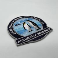 China Custom Iron On Embroidery Patches for Clothing 8-9 Colors Twill Fabric for sale