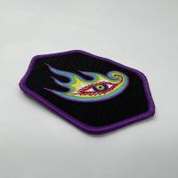 China Custom Embroidered Patches with Velcro Backing Washable Woven 100 Pieces MOQ for sale
