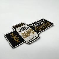 China Custom Iron On Embroidery Patches for Jackets Wholesale 100 Pcs per Pack for sale