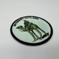 China Custom Embroidered Patches Iron On Sew On 12 Colors Logo Patch for Clothing for sale