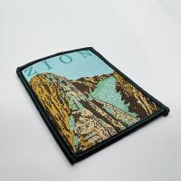 China Custom Pantone Colors Iron On Woven Patches Embroidery Patches 100 Pcs MOQ for sale