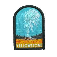 China Custom Iron On Woven Patches for Clothes Wholesale Souvenir Back Patches 8x10 cm for sale