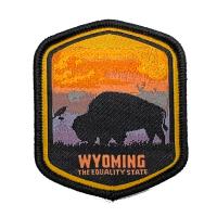 China Custom Woven Patches Iron On Embroidery Logo with Merrowed Border 100pcs MOQ for sale