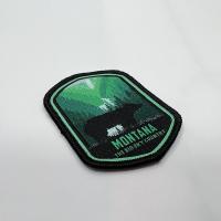 China Custom Woven Patch Iron On Embroidery Patches 8-9 Colors for Clothing Decoration for sale