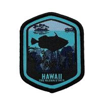 China Custom Ocean Design Woven Adhesive Patches Washable Embroidery 2mm Letter Patches for sale