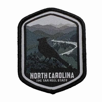 China Custom Embroidered Patches Iron On Sew On for Clothing Natural Park Design Souvenir 100 PCS MOQ for sale
