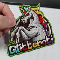 China Custom Self Adhesive Iron On Embroidered Patches Non Toxic 3D for Clothing 100 Pieces MOQ for sale
