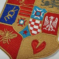 China Polyester Threads Custom Embroidered Patches Personalized Velcro Patches for sale