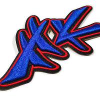 China Custom 3D Puff Embroidered Patch for Hats Sew On Style Polyester Threads 5cm for sale