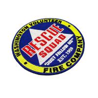 China Custom Embroidered Logo Patches Iron On Twill Felt Canvas Leather 5cm for sale