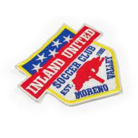 China Decorative Iron On Embroidered Patches Size And Shape Customized For Garment for sale