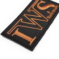 China Baseball / Volleyball Iron On Embroidered Patches Durable Dry Cleanable for sale