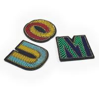 China Cartoon Iron On Woven Patch Eco Friendly Weaving Technics For Garments for sale