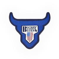 China Custom Woven Textile Patches Iron On Logo Patch for Hats Clothing 12 Colors for sale