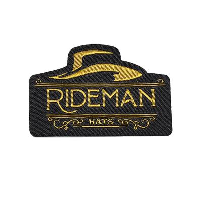 China OEKO-TEX Iron On Woven Patches Heat Transfer Brand Logo Label Custom 2-4 Day Sample for sale