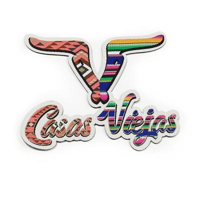 China Custom Shape Iron On Woven Patch High Density Eco Friendly Polyester 4 Day Sample for sale