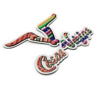 China Custom Shape Iron On Woven Patch High Density Eco Friendly Polyester 4 Day Sample for sale