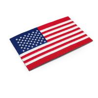 China Woven Iron On American Flag Patch Custom Country Flag Patches for sale