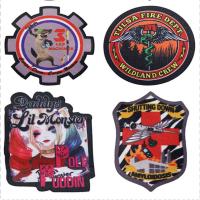 China Custom Garment Printed Iron On Patches Custom Logo Patches For Hats for sale