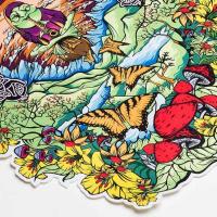 China Printed Brand Logo Patches , Dye Sublimation Digital Printed Patches for sale