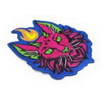China Precision Logo Custom Embroidered Patches For Jacket / Luggage Cases for sale