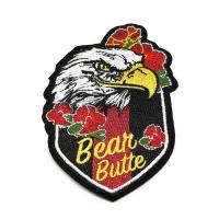 China Custom Embroidered Logo Patches Iron On 100 Pieces MOQ for Clothes Jackets Backpacks for sale