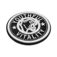 China Custom Washable 3D Embroidered Badge Patches Leather Material for Clothing 200 Pieces MOQ for sale