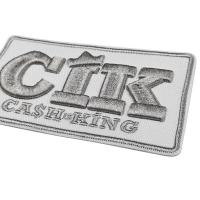 China Custom 3D Embroidered Biker Patches Wholesale 2-20 Inch Washable Jacket Patches for sale