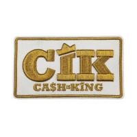China Custom 3D Puff Embroidered Patches Iron On Twill Number Letter for Clothing 7-9 Days Delivery for sale